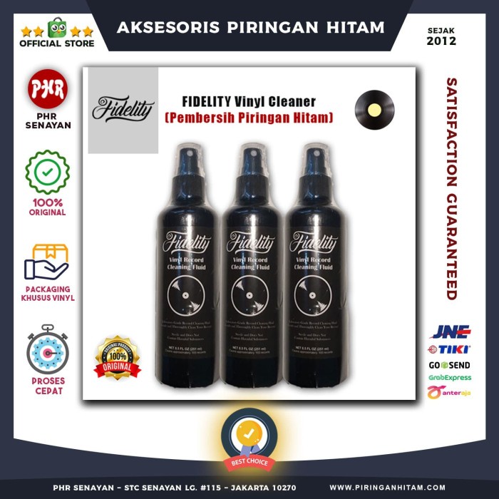 Jual Thathashope Fidelity Record Cleaner - Cairan Pembersih Piringan ...