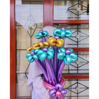 Jual Balon twist / Balon Bunga / Buket bunga balon 8 tangkai panjang ...