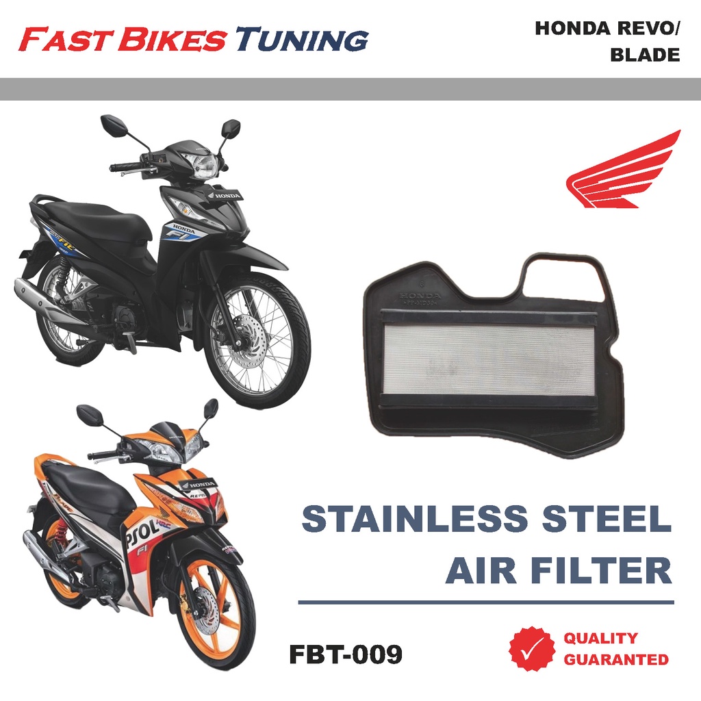 Jual FILTER UDARA HONDA REVO - FILTER UDARA STAINLESS - FILTER UDARA ...
