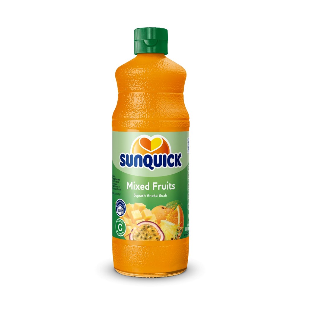 Jual Sunquick Mix Fruit Jumbo 800 ml | Shopee Indonesia