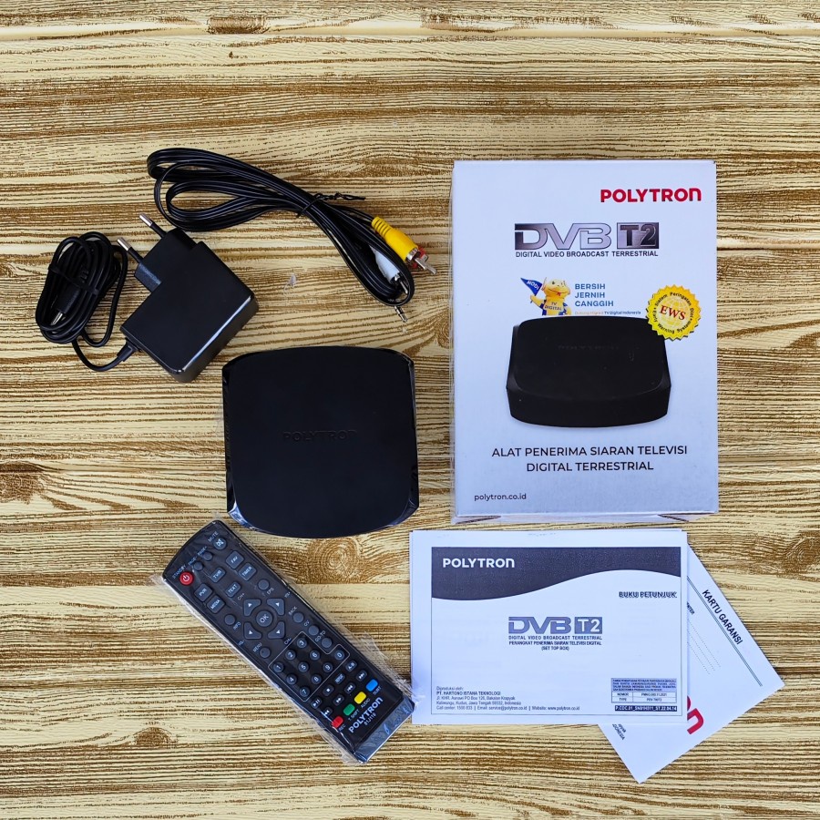 Jual STB Set Top Box POLYTRON TV Digital T2 DBV PDV 700 600 620 ...