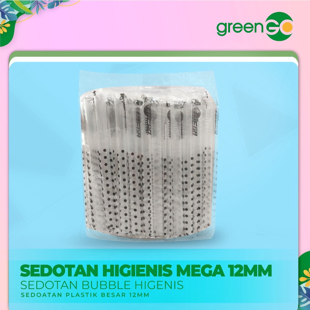 Jual SEDOTAN ES BUBBLE MEGA UK 12MM ISI 100 PCS SEDOTAN PLASTIK LANCIP ...