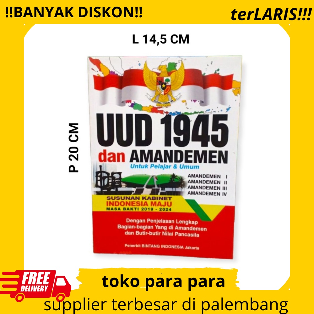 Jual Buku UUD 1945 & Amandemen Lengkap/ Buku Undang-Undang 45 | Shopee Indonesia