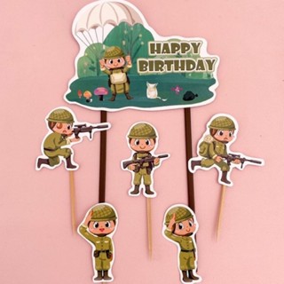 Jual TOPPER KUE TENTARA / CAKE TOPPER TENTARA / TOPPER KUE TENTARA ...