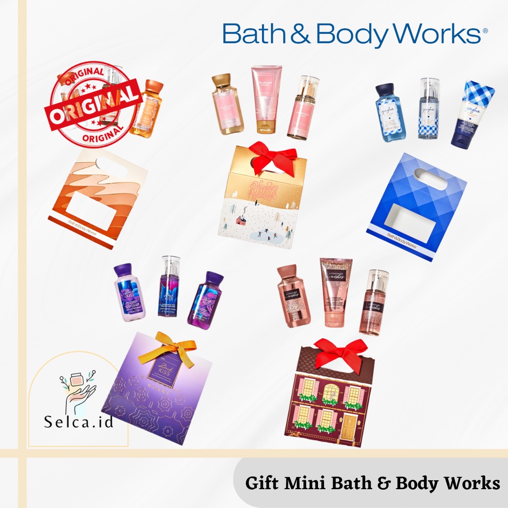 Jual BBW Gift Set Mini Travel Size - Bath & Body Works Mini Gift Set ...
