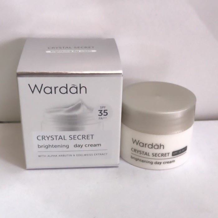 Jual WARDAH crystal secret day cream 9ml | Shopee Indonesia