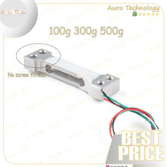 Jual Sale 100g 300g 500g 750g Load Cell / Weight Sensor Arduino ...