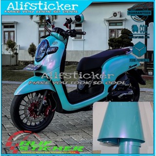 Jual Stiker Scotlite Biru Lembayung Skotlet Motor Ice Blue Lembayung ...
