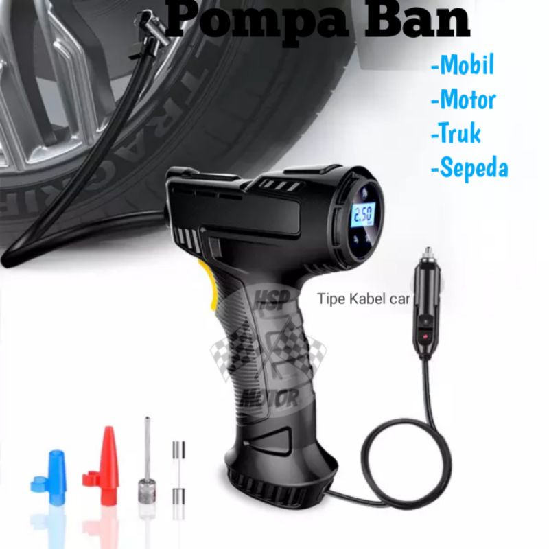 Jual Pompa Udara Portabel Mobil Pompa Ban mobil Pompa Elektrik Komresor ...