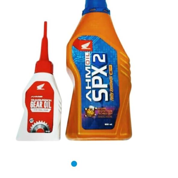 Jual Honda AHM SPX 2 MATIC Oli [0.8 L] + Gear Oil AHM [120 mL] | Shopee ...