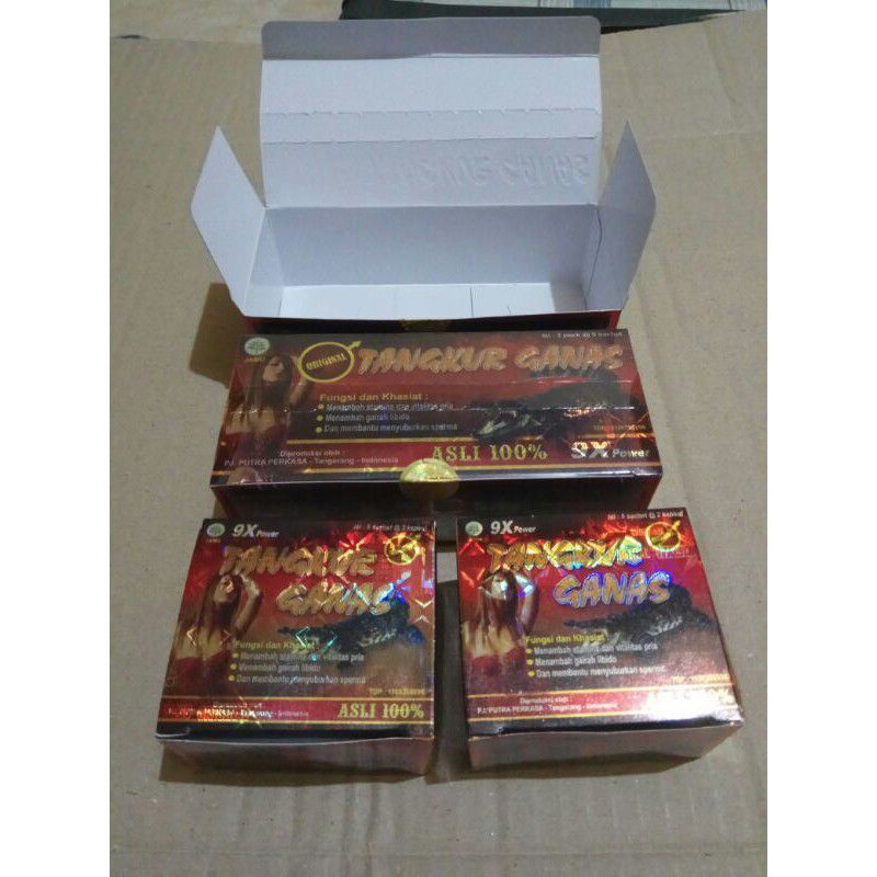 Jual Tangkur Ganas 9X Original Asli Isi 10 sachet | Shopee Indonesia