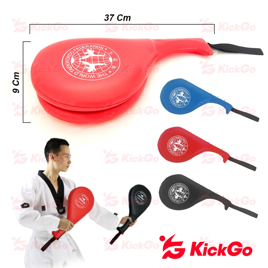Jual Taekwondo Double Foot Tinju Target Pad Kick Pad Alat Sasaran ...