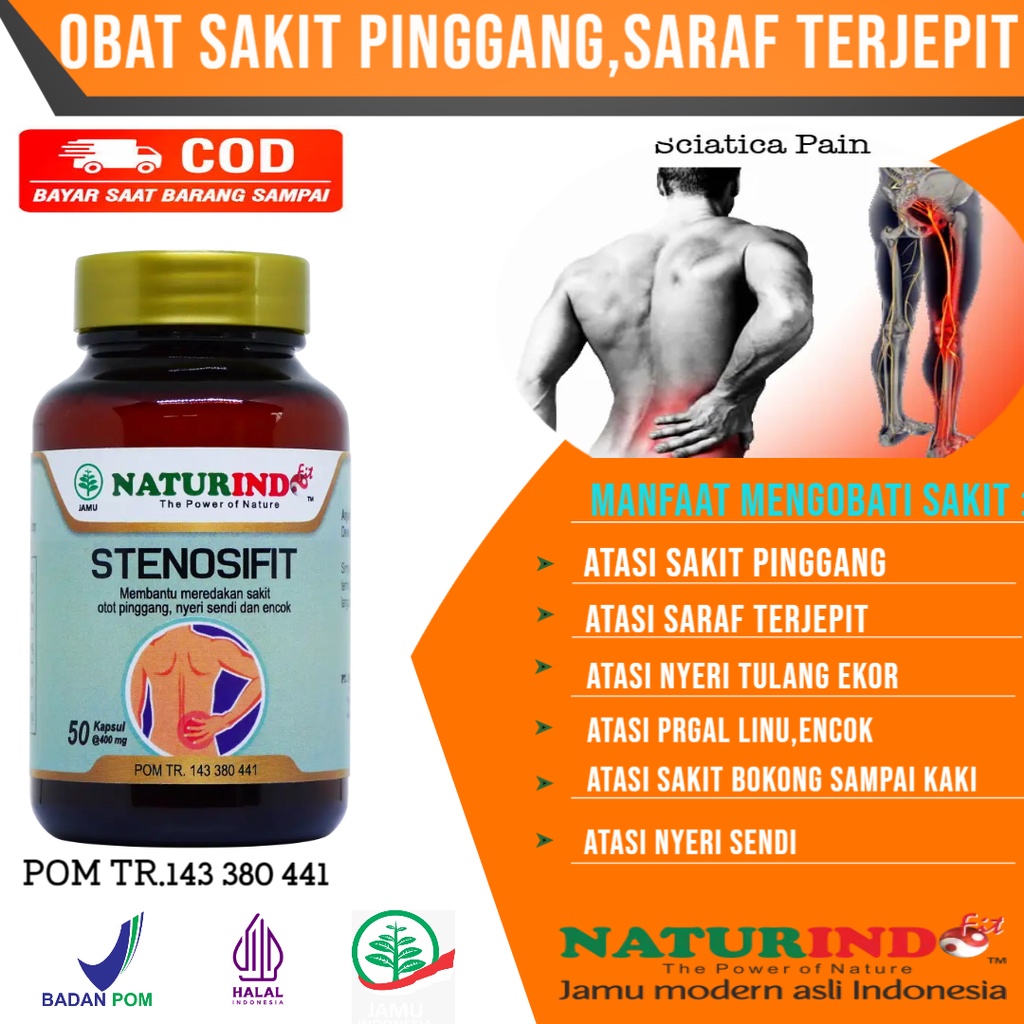 Jual obat untuk atasi sakit tulang ekor belakang sakit pinggang encok saraf terjepit sakit ...