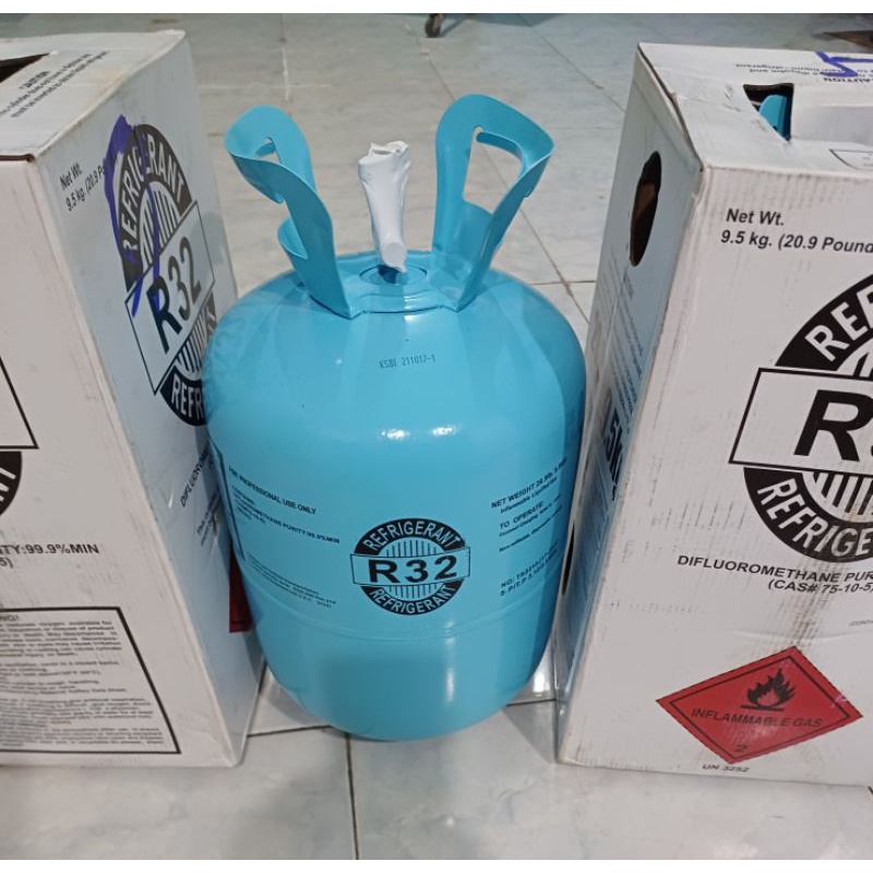 Jual refrigerant r 32 (9.5 kg) / pendingin r32 / tabung r 32 / obat ...