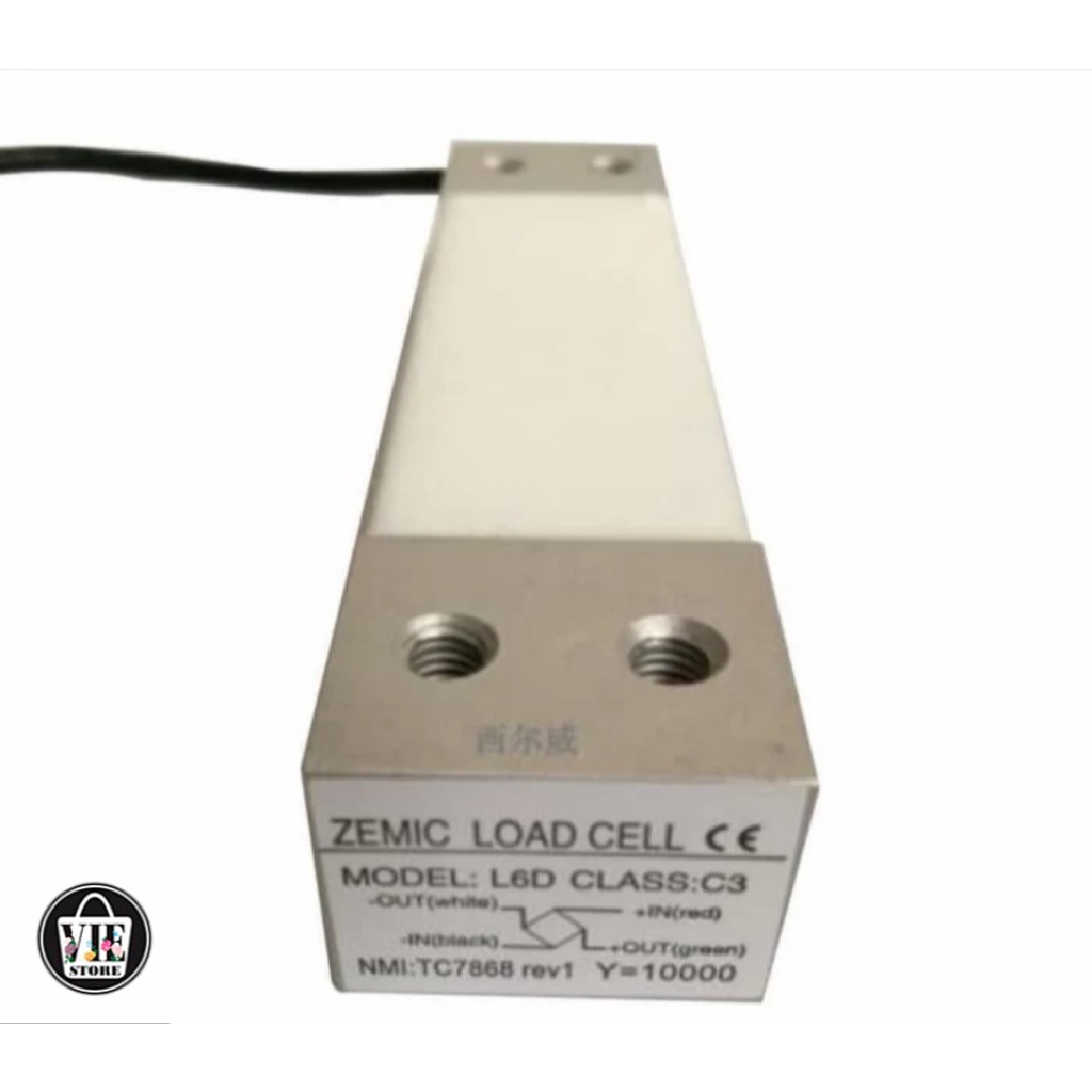 Jual LOAD CELL ZEMIC L6D KAPASITAS 6KG SAMPAI 50KG/LOAD CELL TIMBANGAN ...