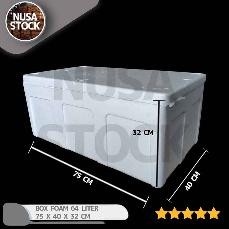 Jual BOX STYROFOAM AG75 64 LITER 75 X 40 X 32 CM TULANG MOTIF | Shopee ...