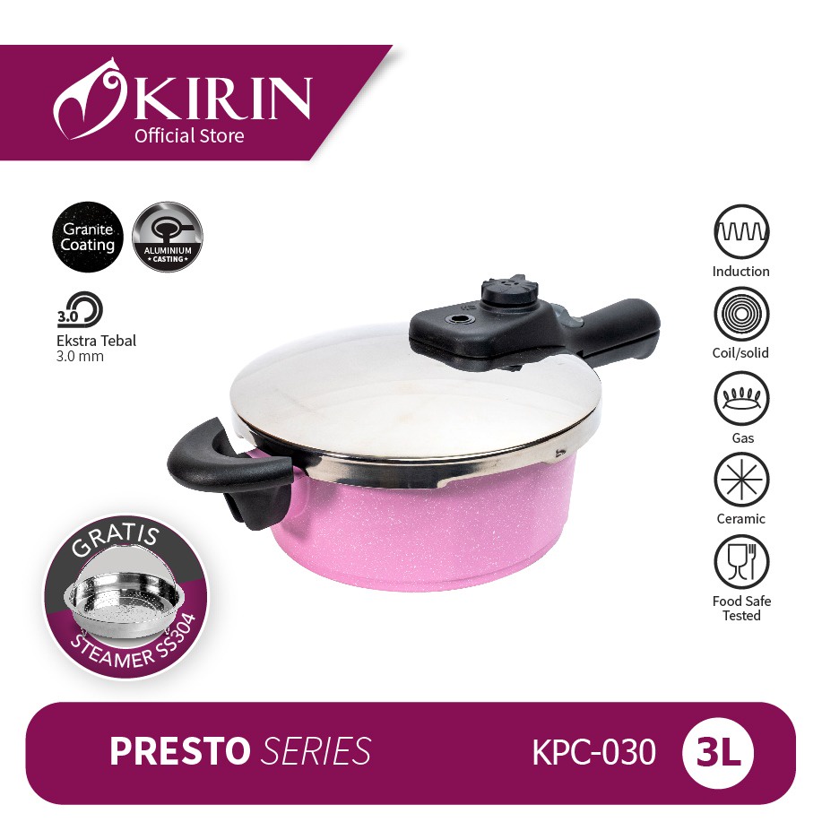Jual Kirin Pressure Cooker KPC / Panci Presto / Induksi | Shopee Indonesia