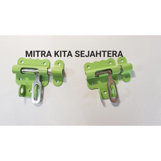 Jual GRENDEL OVERVAL Gerendel Kunci Gudang Slot Selot / Overpal Gembok ...