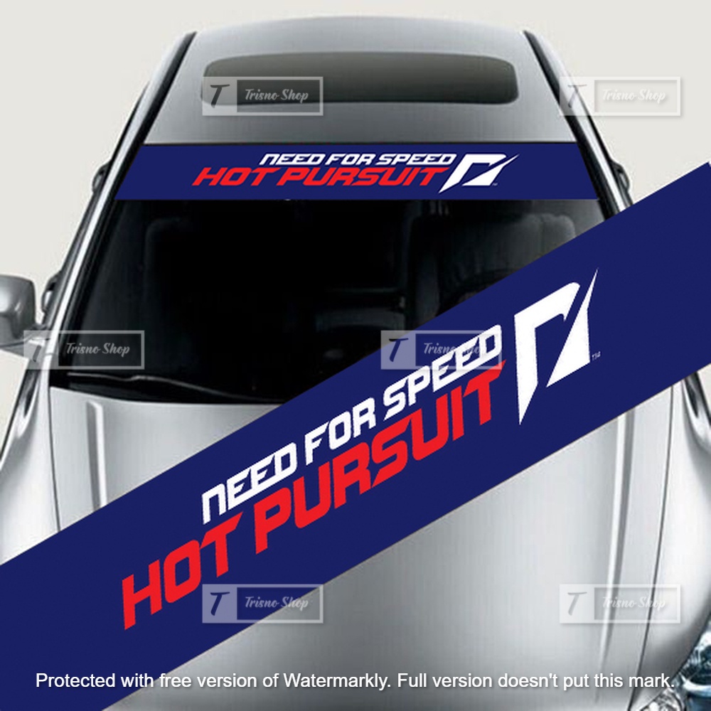 Jual Sticker Kaca Depan Mobil | Need For Speed + Laminasi Tebal ...