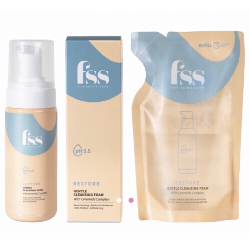 Jual for skin sake cleanser foam botol 150ml | Shopee Indonesia