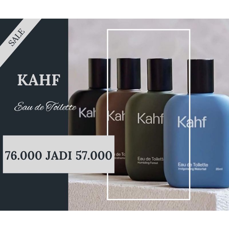 Jual KAHF EAU DE TOILETTE KAHF REVERED OUD KAHF INVIGORATING WATERFALL ...
