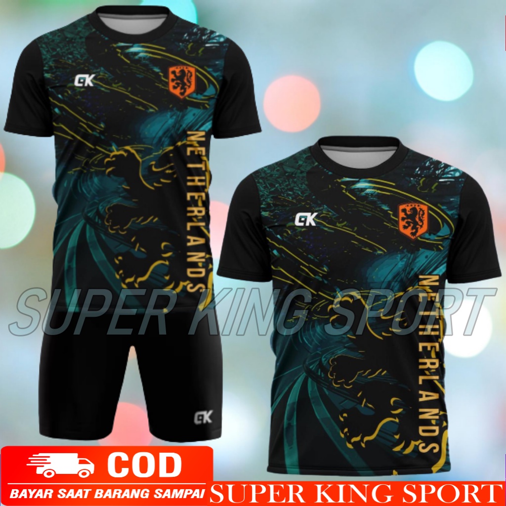 Jual COD Jersey Sport Olahraga Bahan Printing Kostum Sepakbola Kaos Tim ...