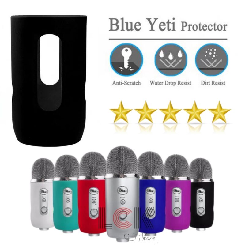 Jual Silicon pelindung Microphone Blue Yeti Pro condenser body ...