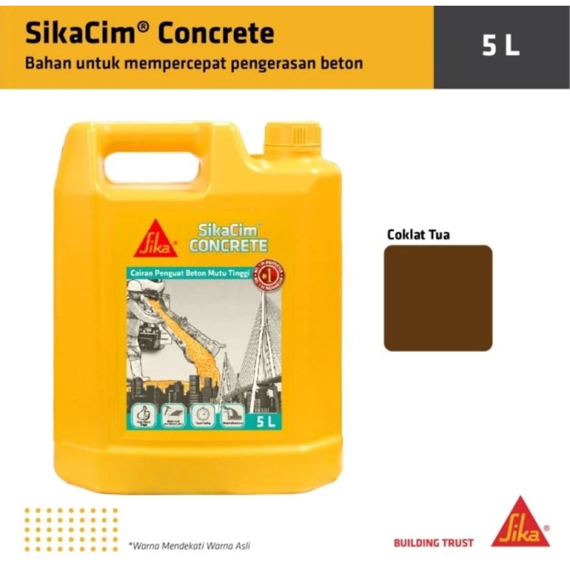Jual Sikacim Concrete Additive Obat Cor Beton 5 liter | Shopee Indonesia