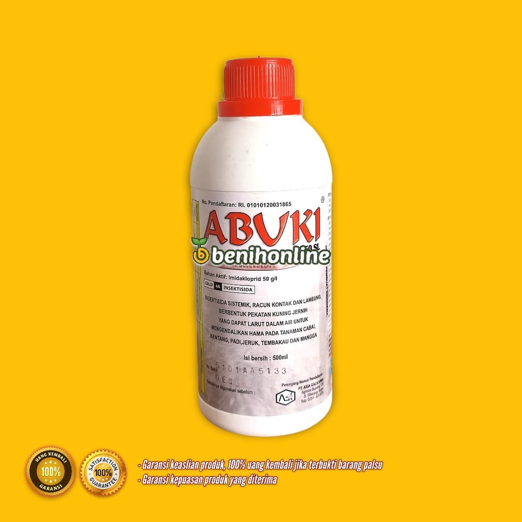 Jual INSEKTISIDA - ABUKI 50 SL - 500 ml - Agricon pembasmi kutu daun ...