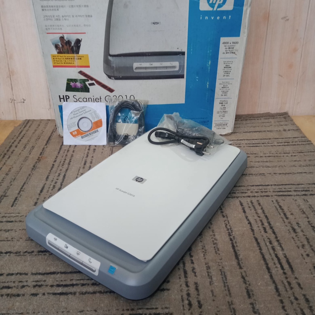 Jual Scanner Hp Scanjet G3010 Bisa Scan Klise Negative Barang Baru BNOS ...