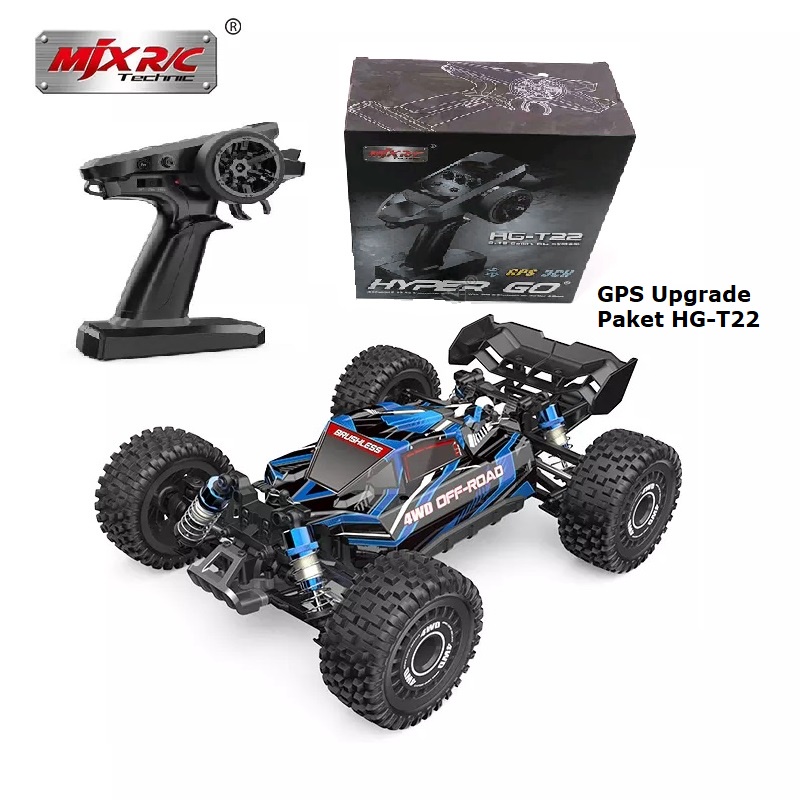 Jual MJX 16207 RC Car Brushless GPS Baterai 3S 4WD 62KM/H Hyper Go 1/16 RTR Buggy 2.4Ghz ...