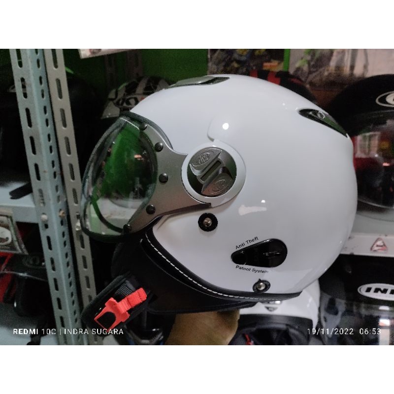 Jual Helm Retro KYT ELSICO putih mulus | Shopee Indonesia
