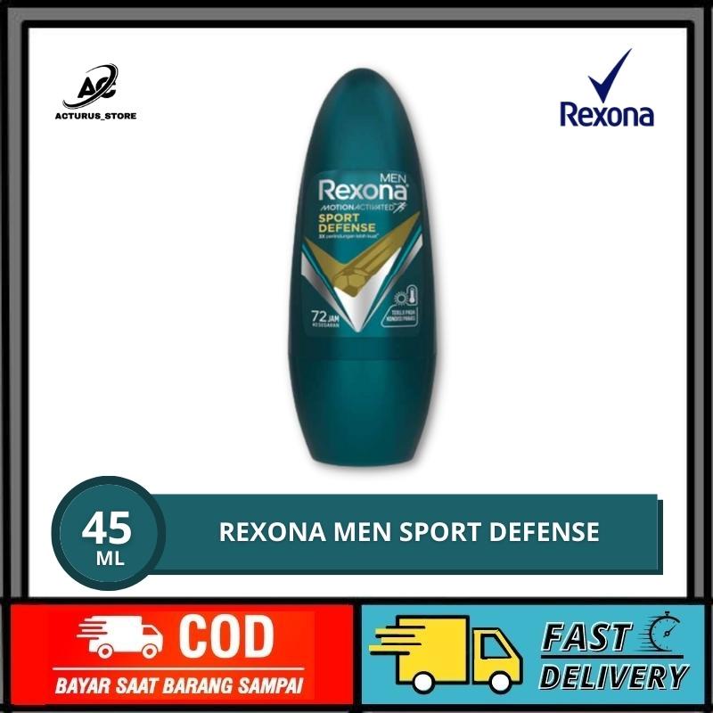 Jual Rexona Men Deodorant Roll On Sport Defense 45 ml | Shopee Indonesia