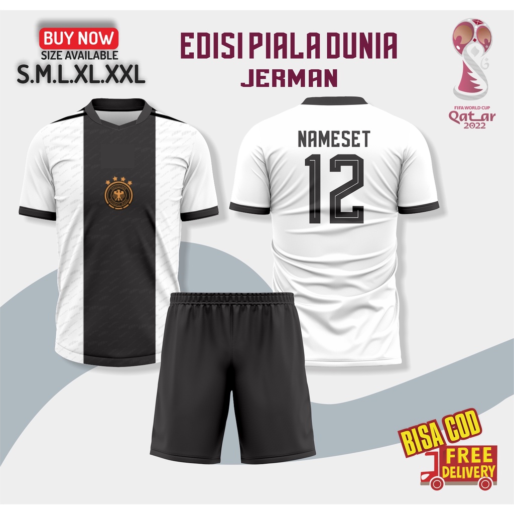 Jual Jersey /Jersy/Jersi German Piala Dunia 2022 Baju Bola Home Away ...