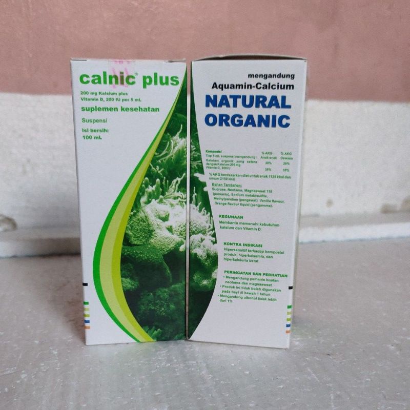 Jual Calnic Plus Sirup 100ml - Suplemen Kalsium dan Vitamin D3, Harga ...