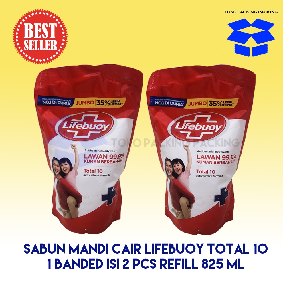 Jual Lifebuoy Sabun Cair Total 10 Refill 825ml Twin Pack | Shopee Indonesia