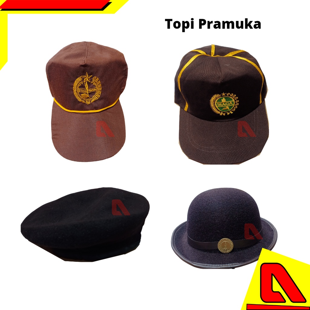 Jual TOPI SEKOLAH PRAMUKA CEWEK COWOK SD SMP SMA BONI KABARET SIAGA ...