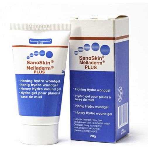 Jual SanoSkin Melladerm PLUS Obat Luka Bakar Obat Perawatan Luka Kulit ...