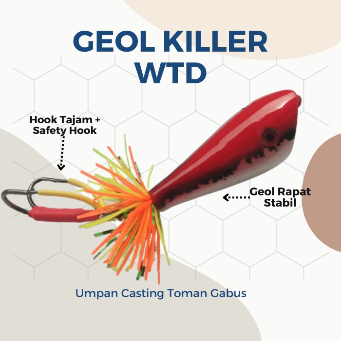 Jual Umpan Casting Cesting Kesting Kasting Toman Gabus Paling Ampuh JF Jump Frog Jamprok Geol ...