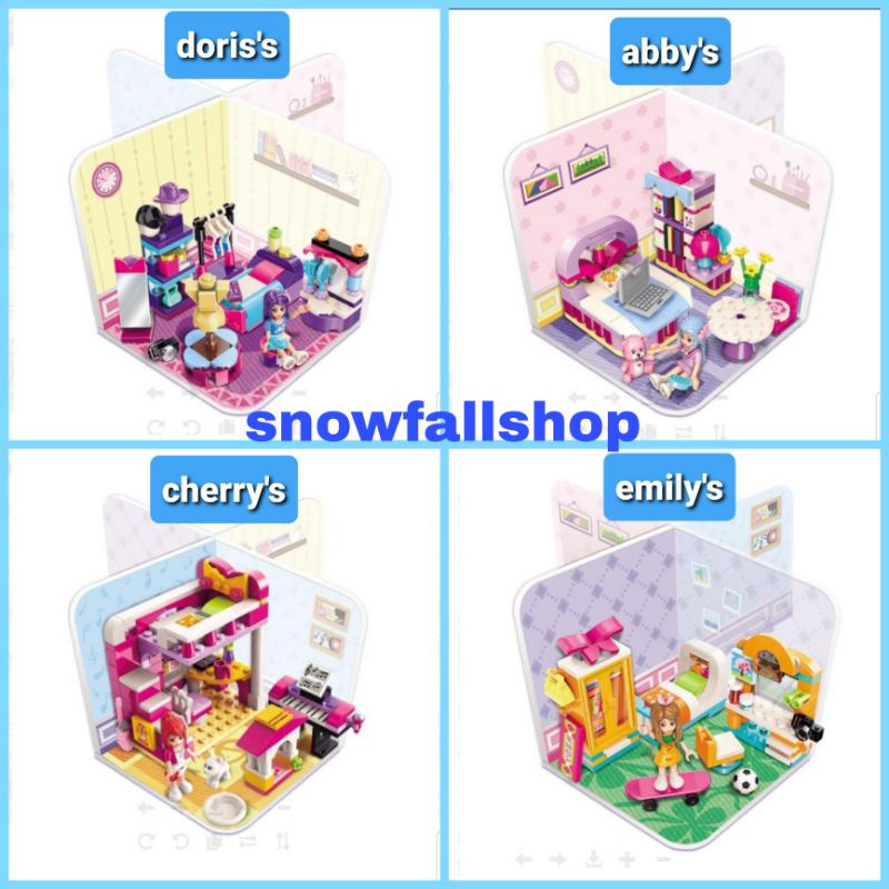 Jual KKV Qman block toys / Mainan bricks balok perempuan / lego qman ...