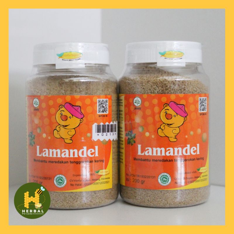 Jual Lamandel Botol dan Sachet, Herba Bagoes - Meredakan tenggorokan ...