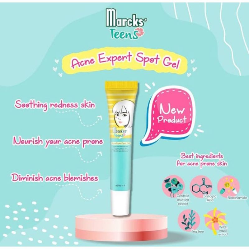 Jual Marcks teens acne expert spot gel | Shopee Indonesia