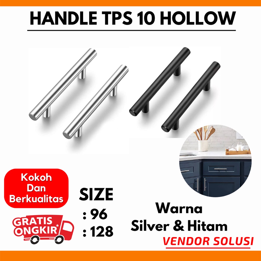 Jual Handle Tarikan Lemari Pipa Stainless TPS 10 Hollow Anti karat ...