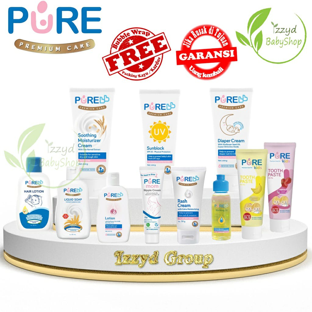Jual PURE BABY KIDS toothpaste pasta gigi odol anak bayi (Aman Jika ...