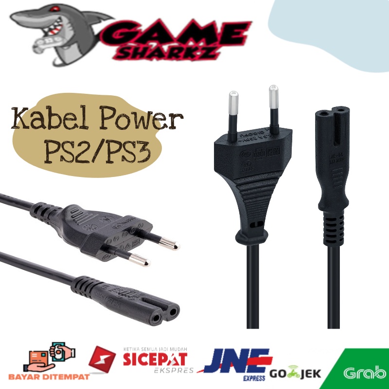 Jual Kabel Power Listrik PS2, PS3, PS4 Original Pabrik Multifungsi ...