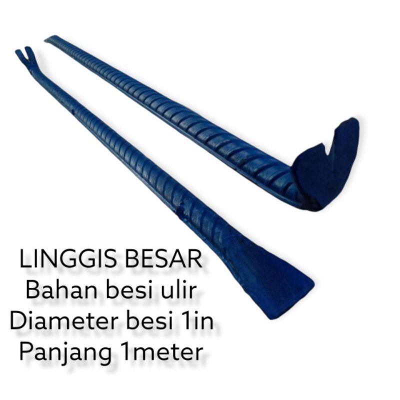 Jual LINGGIS BESAR/LINGGIS GALI TANAH PANJANG 1 METER | Shopee Indonesia