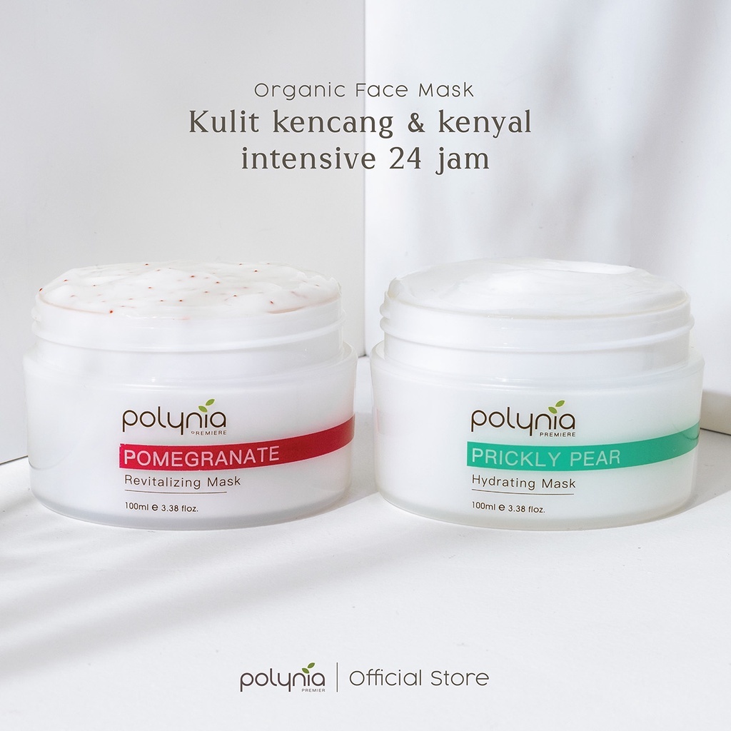 Jual POLYNIA | Pomegranate Revitalizing + Prickly Pear Hydrating Face ...