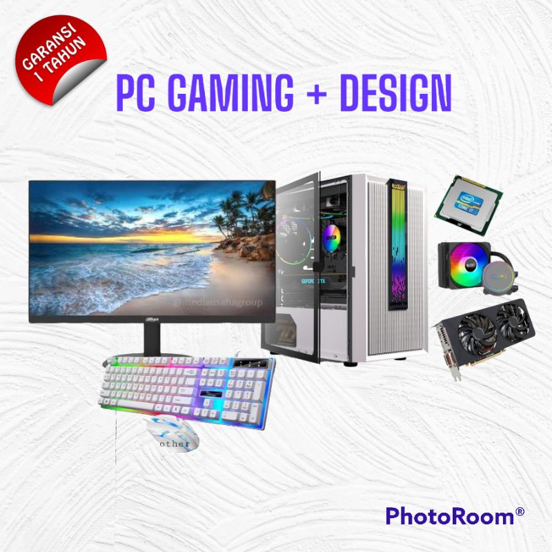 Jual PC GAMING CORE I7 FULLSET/LENGKAP RAM 16GB HDD 1TB VGA 4GB 256BIT ...