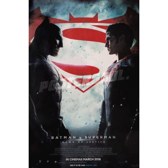 Jual Poster BATMAN V SUPERMAN - original Indonesian one sheet 68 x 100 ...