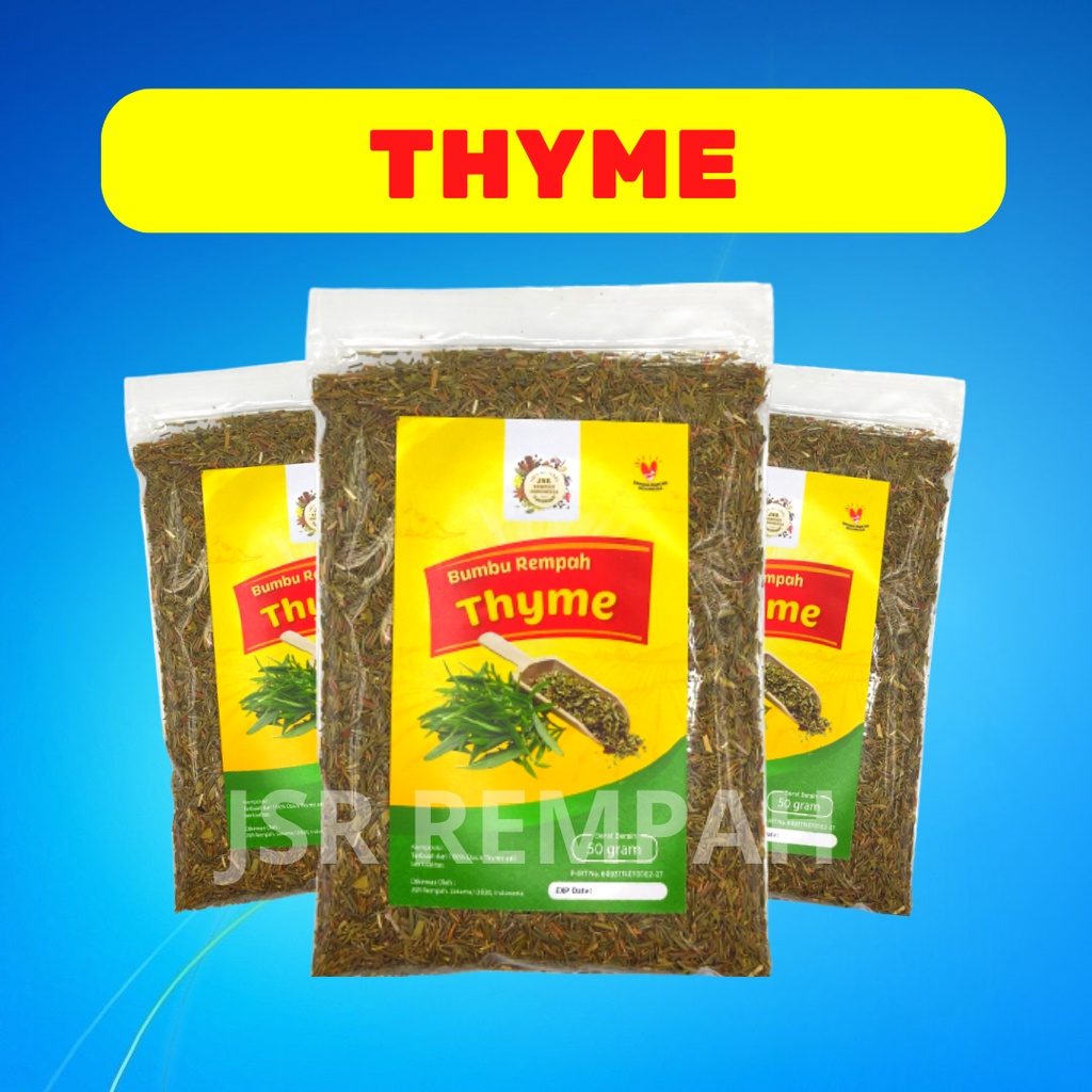 Jual Jsr Rempah Daun Thyme Kering 50 Gram | Shopee Indonesia